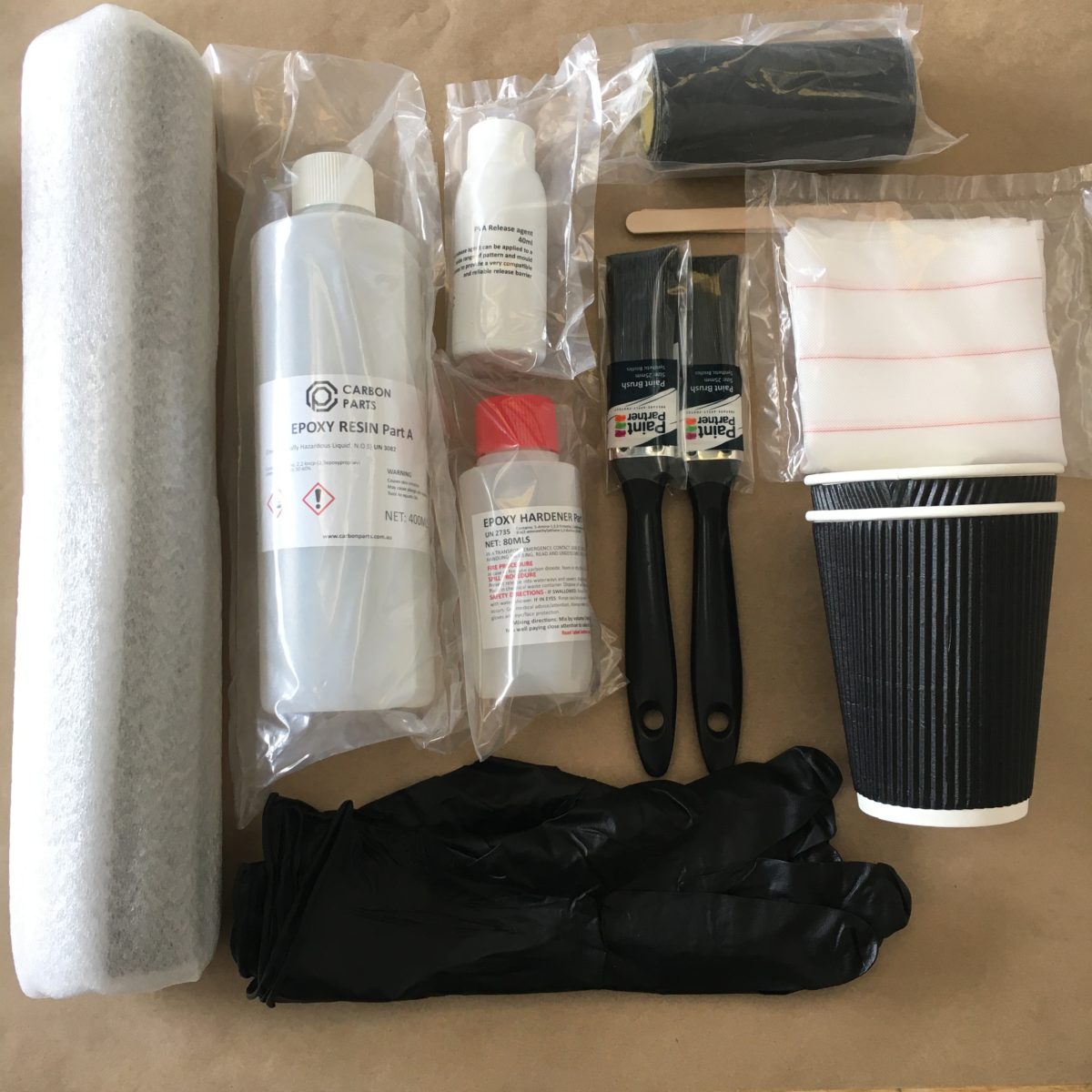 DIY Laminating kit - Carbon Parts