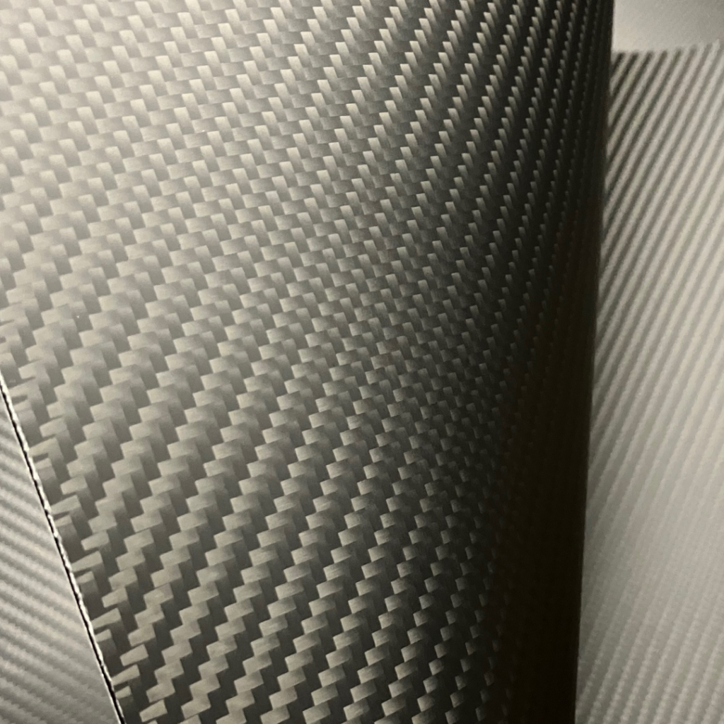 Plain matte carbon fibre HexaSkin™